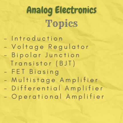 Analog Electronics Color Handwritten Notes [PDF] - NewtonDesk