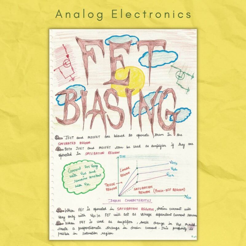 Analog Electronics Color Handwritten Notes [PDF] - NewtonDesk