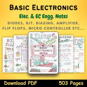 Analog Electronics Color Handwritten Notes [PDF] - NewtonDesk