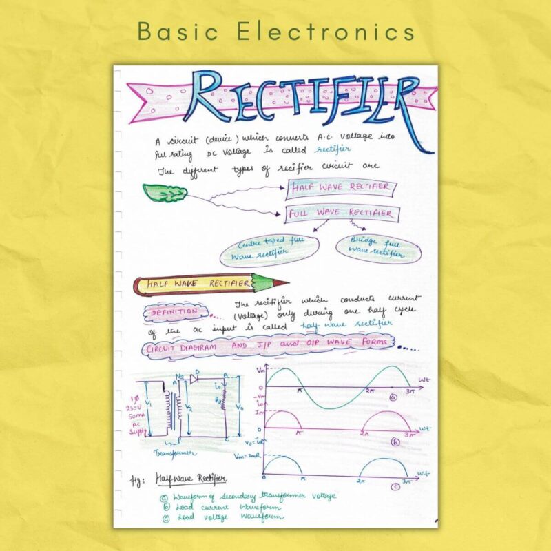 Basic Electronics Notes | Buy Basic Electronics Handwritten Notes