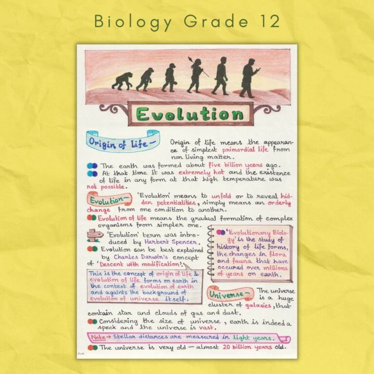 Biology Notes Class 12 | Handwritten Notes PDF | Bio Notes 12th