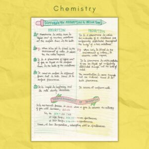 Complete Chemistry Color Handwritten Notes [PDF] JEE | NEET - NewtonDesk
