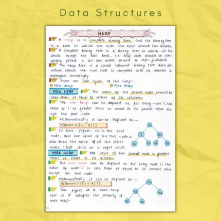 C++ Language Notes | OOPs & Data Structures Handwritten Notes