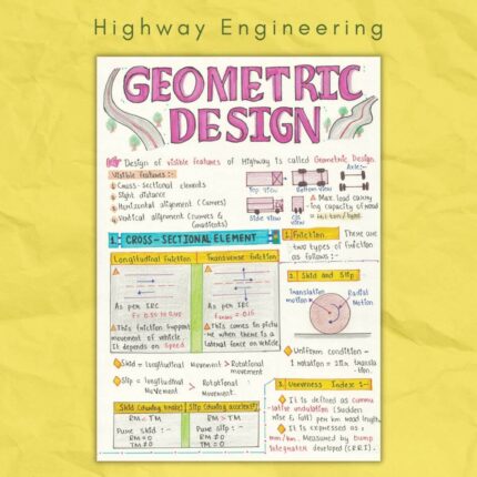 Highway Engineering Notes | Highway Engg Handwritten Notes