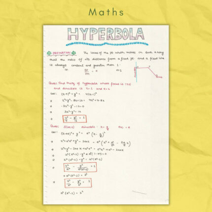 Complete Maths Color Handwritten Notes [PDF] JEE - NewtonDesk