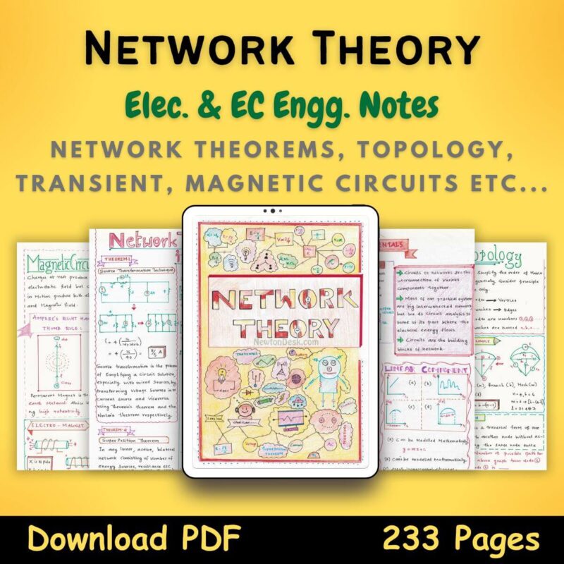 Network Theory Handwritten Notes PDF - Download now!