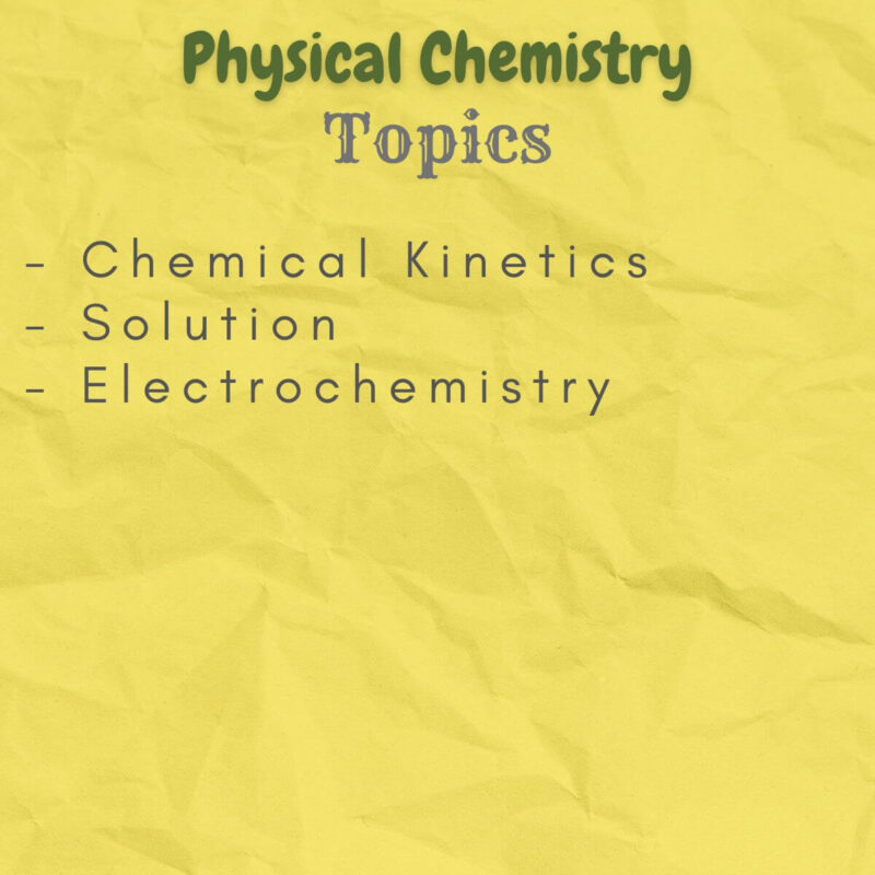 Physical Chemistry Notes - Download Physical Chemistry Notes