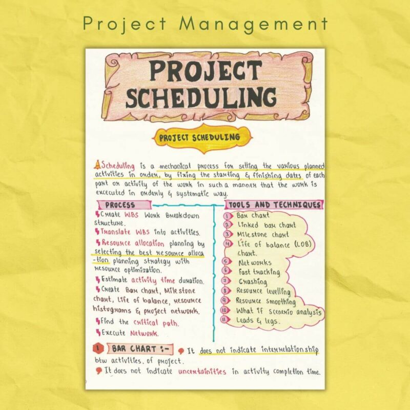 Project Management Notes - Complete Guide & Study Material