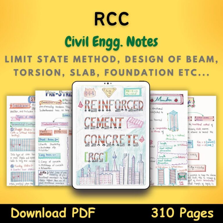 FE Civil Engineering Course Aesthetic Notes | PDF | BEng/Btech - NewtonDesk