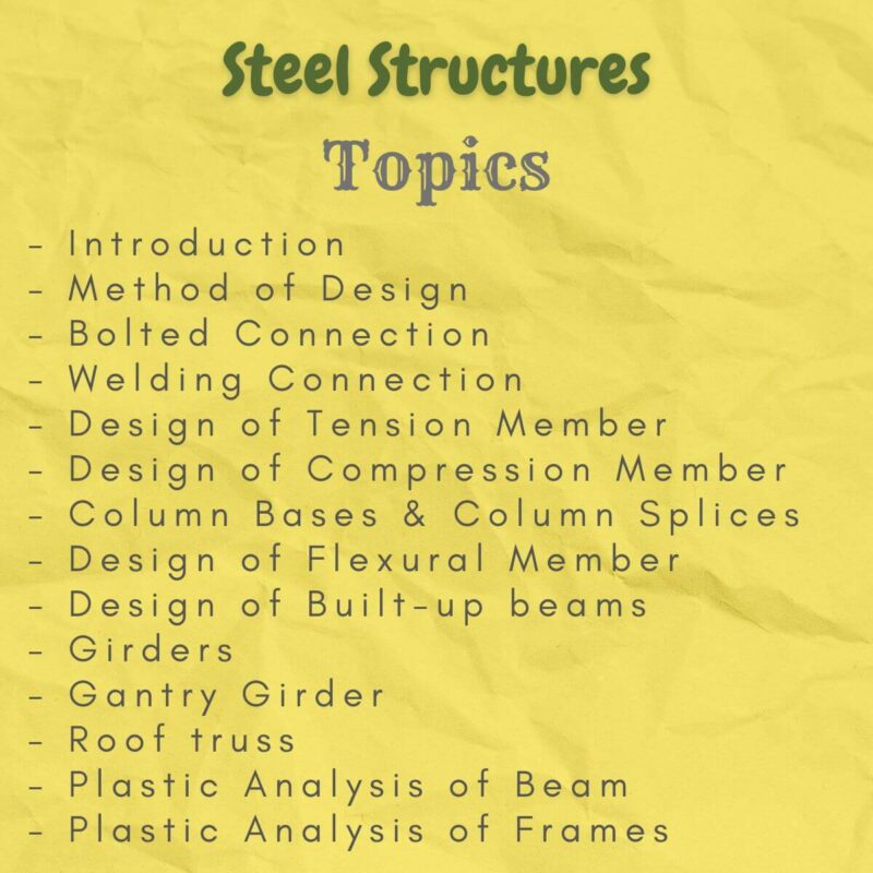 Design Of Steel Structures Notes - DSS Notes PFD Download