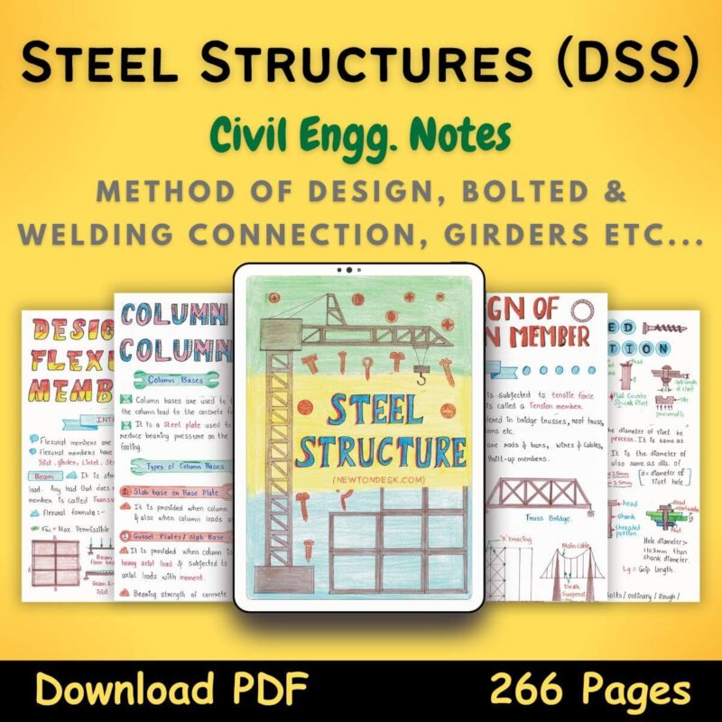 FE Civil Engineering Course Aesthetic Notes | PDF | BEng/Btech - NewtonDesk