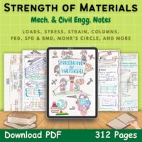 Strength of Materials Notes PDF | SOM Color Handwritten Notes - NewtonDesk