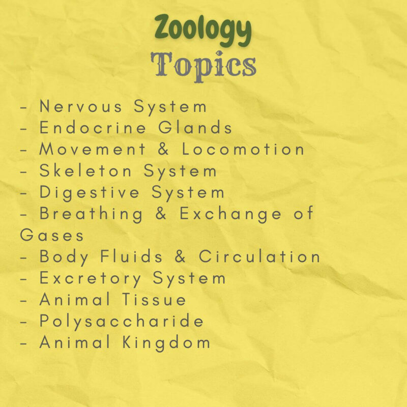 Zoology Grade 11 Biology Color Handwritten Notes [PDF] - NewtonDesk
