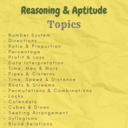 Aptitude Notes - Boost Your Skills with Handwritten Study Material