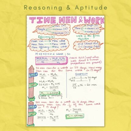 Aptitude Notes - Boost Your Skills with Handwritten Study Material