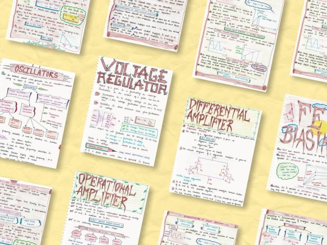 Analog Electronics | Aesthetic Study Notes | For BTech, FE, STEM ...