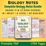 High School Biology Aesthetic Notes | PDF | Best Study Guides - NewtonDesk