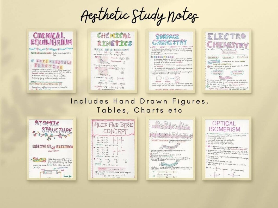 Best Complete Chemistry Aesthetic Study Notes Bundle [PDF] - NewtonDesk