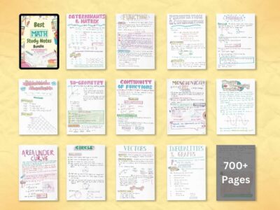 Best Complete Math (Mathematics) Aesthetic Notes Bundle [PDF] - NewtonDesk