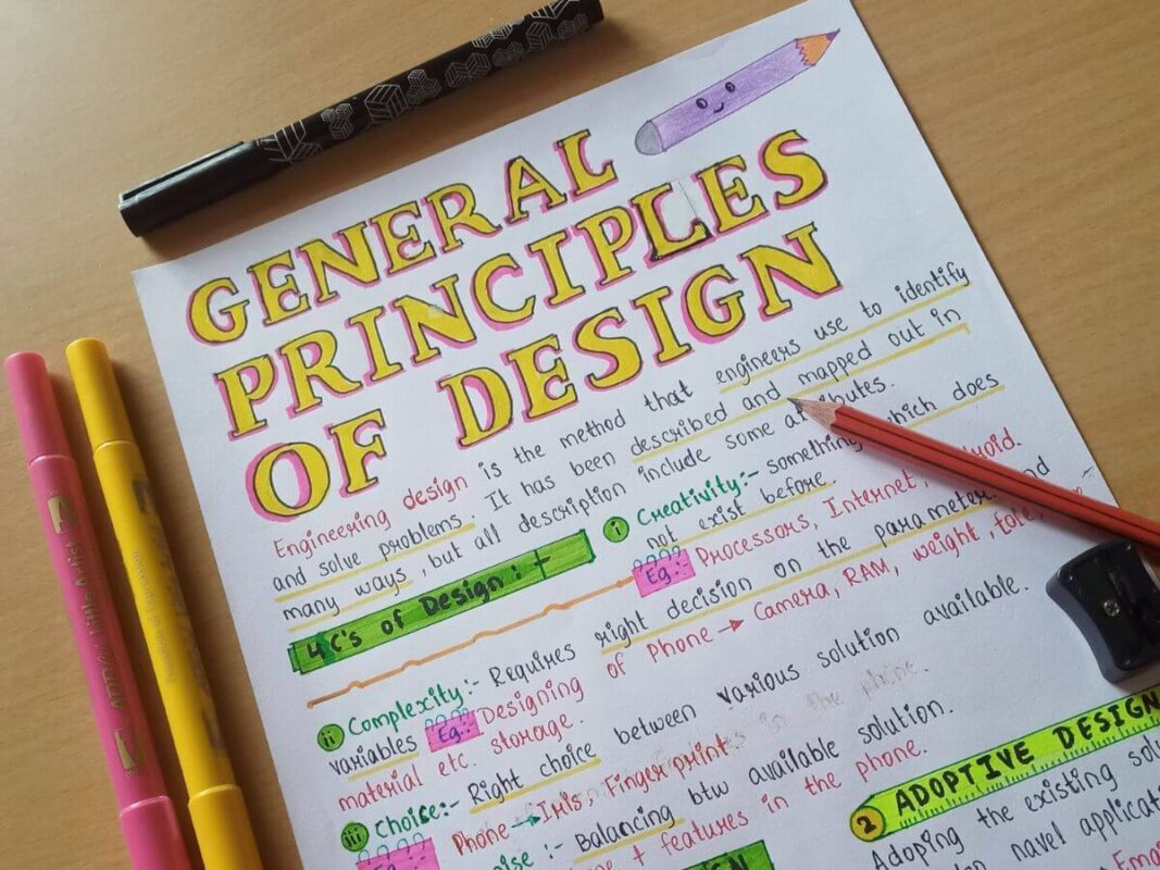 Engineering Drawing | Aesthetic Study Notes | For BTech, FE (NCEES ...