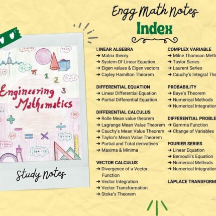 Engineering Mathematics | Aesthetic Study Notes | For BTech, FE, STEM ...