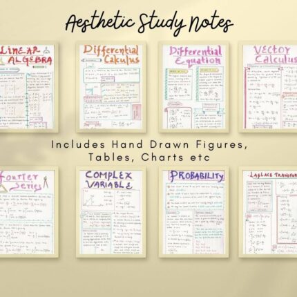Engineering Mathematics | Aesthetic Study Notes | For BTech, FE, STEM ...