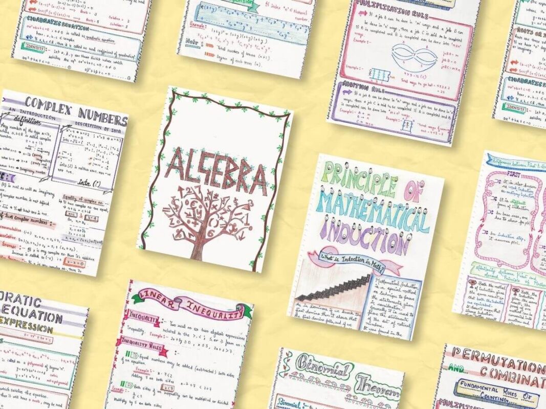 Algebra Aesthetic Notes | for High School Grade 11, IB, AP, A Level ...