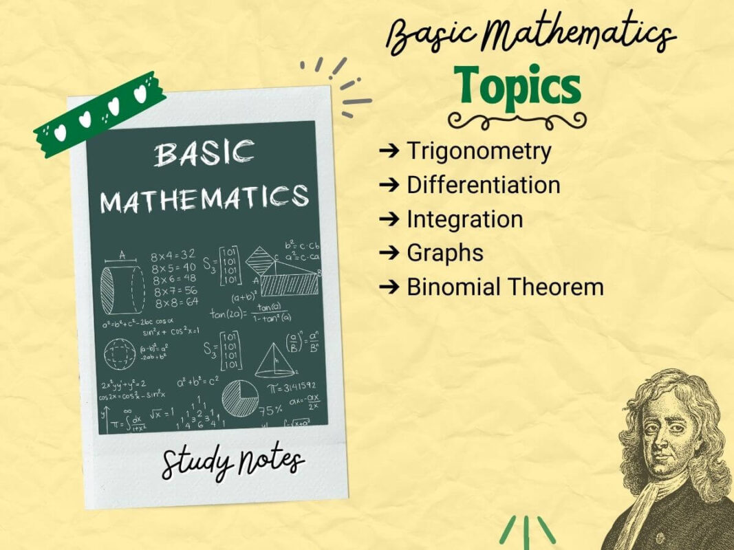 Basic Mathematics (Math) Aesthetic Notes for High School [PDF] - NewtonDesk