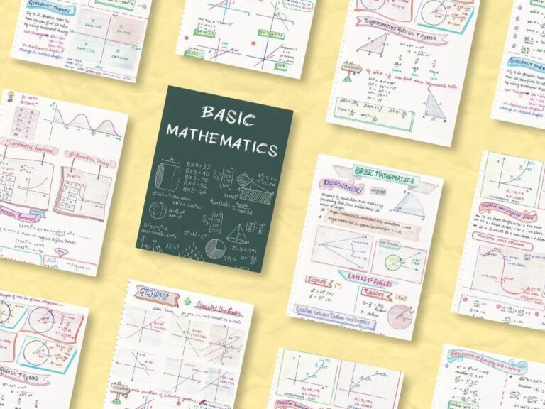 Basic Mathematics (Math) Aesthetic Notes for High School [PDF] - NewtonDesk