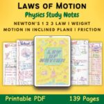 Best Aesthetic Physics Notes | PDF | High School Study Guides - NewtonDesk