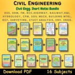 FE Civil Engineering Course Aesthetic Notes | PDF | BEng/Btech - NewtonDesk
