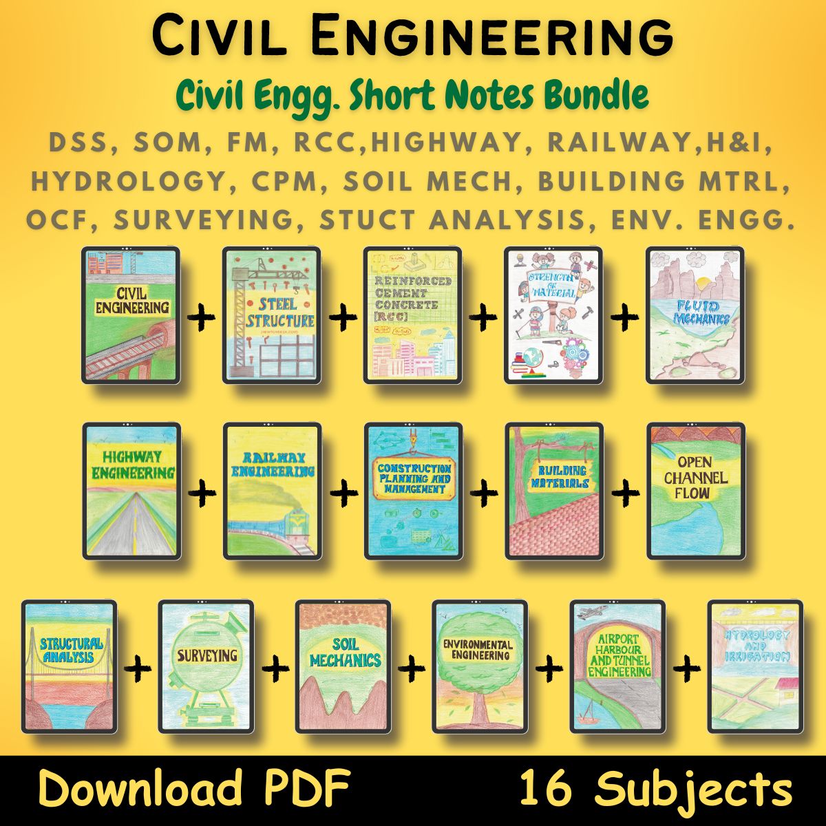 Civil Engineering Notes - Download Basic Civil Engg Notes PDF